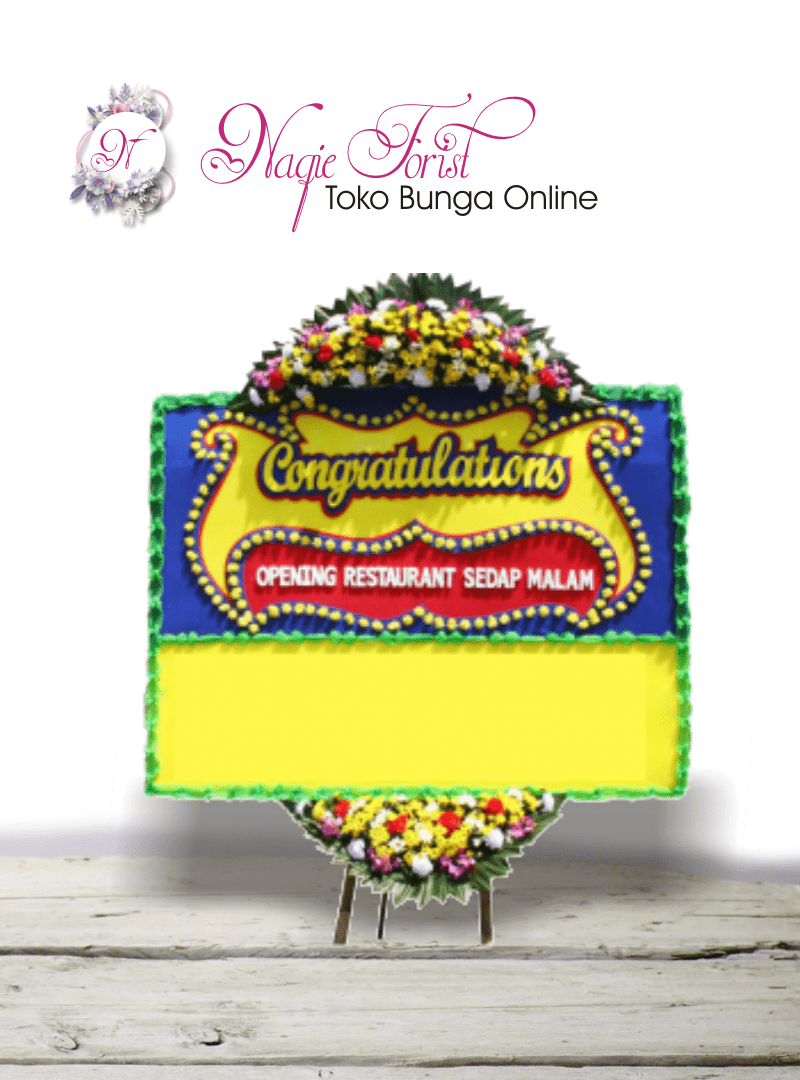 Bunga Papan Congratulations- Naqie Florist