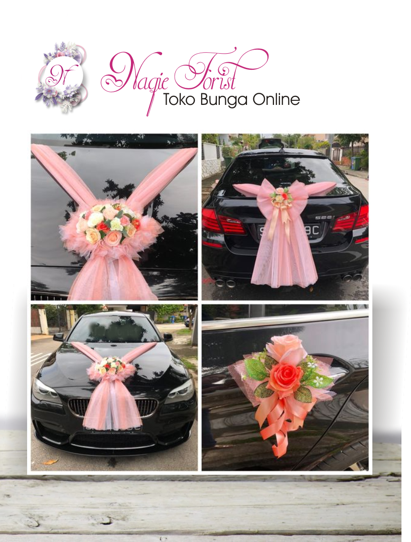 Toko Bunga Hias Mobil Pengantin- Naqie Florist