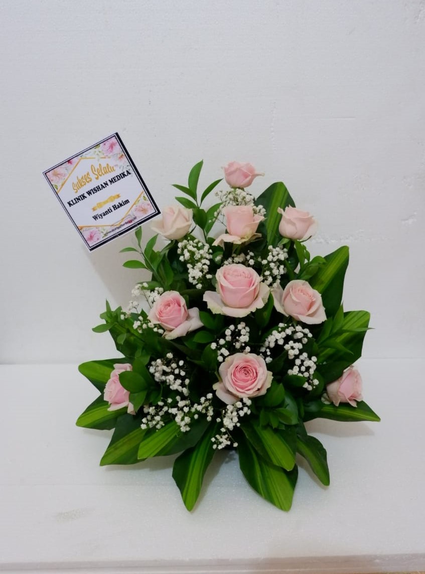 Bunga meja ucapan murah- Naqie Florist