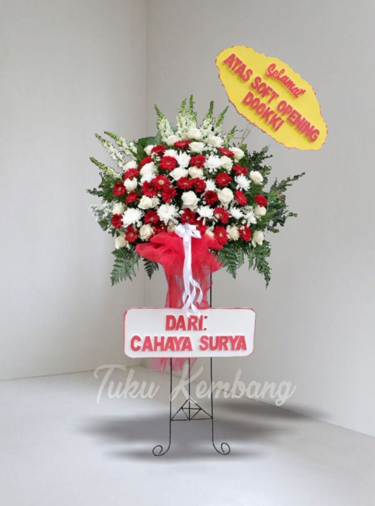 Bunga standing ucapan selamat- Naqie Florist