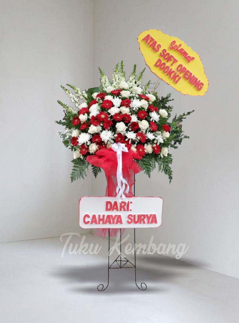 Bunga standing ucapan selamat- Naqie Florist
