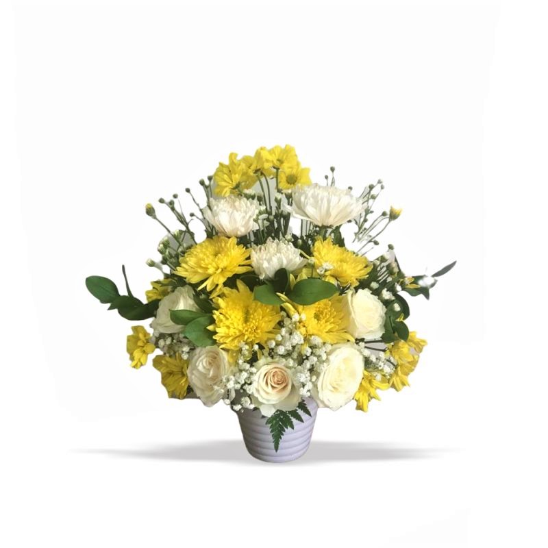 Bunga meja minimalis- Naqie Florist