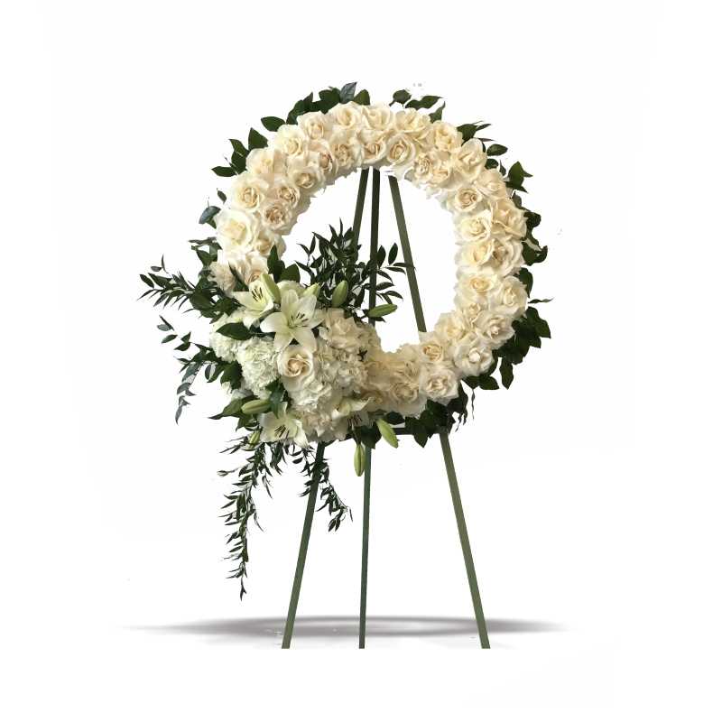 Krans Bunga Duka- Naqie Florist