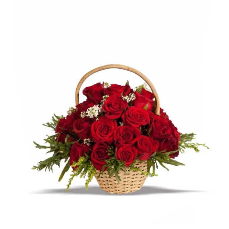 Rangkaian Bunga Mawar Meja- Naqie Florist